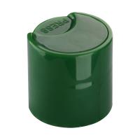 China Disc Top Cap 24/410 Green Plastic Pp Disc Top Cover Daily Chemical Packaging Cap/lid for sale