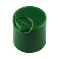 China Disc Top Cap 24/410 Green Plastic Pp Disc Top Cover Daily Chemical Packaging Cap/lid for sale