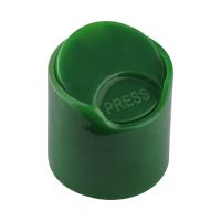 China Disc Top Cap 24/410 Green Plastic Pp Disc Top Cover Daily Chemical Packaging Cap/lid for sale