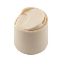 China Custom Cylindrical 24/410 Smooth Plastic Bottle Cap, Press-type Cosmetic Top Cap for sale