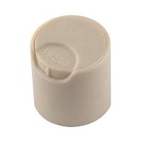 China Custom Cylindrical 24/410 Smooth Plastic Bottle Cap, Press-type Cosmetic Top Cap for sale