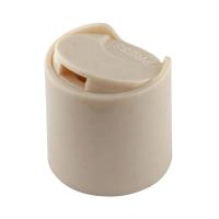 China Custom Cylindrical 24/410 Smooth Plastic Bottle Cap, Press-type Cosmetic Top Cap for sale