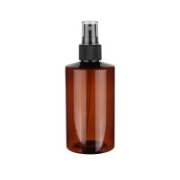 China 250ml Spray Bottle, Amber Color,20/410 8oz PET Plastic Fine Mist Spray Bottle for sale
