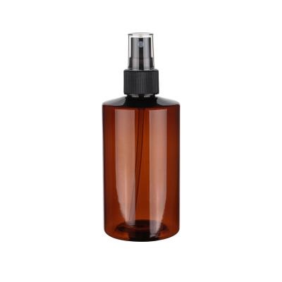 China 250ml Spray Bottle, Amber Color,20/410 8oz PET Plastic Fine Mist Spray Bottle for sale