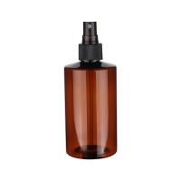 China 250ml Spray Bottle, Amber Color,20/410 8oz PET Plastic Fine Mist Spray Bottle for sale
