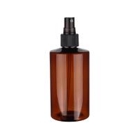 China 250ml Spray Bottle, Amber Color,20/410 8oz PET Plastic Fine Mist Spray Bottle for sale