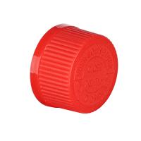 China Child-Resistant Closure（CRC）28/410 Red Pressure Plastic Child-Safe Cap for sale