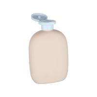China Luxury Lotion Bottles Matte Beige 300ml HDPE Plastic Cosmetic Packaging Plastic Empty Lotion Bottle for sale