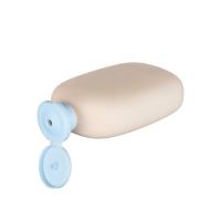 China Luxury Lotion Bottles Matte Beige 300ml HDPE Plastic Cosmetic Packaging Plastic Empty Lotion Bottle for sale