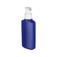 China Lotion Packaging Bottle 120ml Blue HDPE Plistic Empty Lotion Bottle for sale