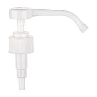 China 28/410 White Wide-Striped PP Plastic Long Nozzle Fine Mist Spray Pump, Disinfectant Dispensing Pump for sale