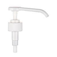 China 28/410 White PP Plastic Extended Liquid Dispensing Pump, Disinfectant And Cleaning Screw Lotion Pump for sale