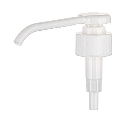 China 28/410 White PP Plastic Extended Liquid Dispensing Pump, Disinfectant And Cleaning Screw Lotion Pump for sale
