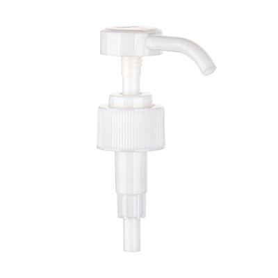 China White Medium-long Round-tube Plastic Lotion Pump,PP 28/410 Specification Spiral Hand Wash Pump for sale