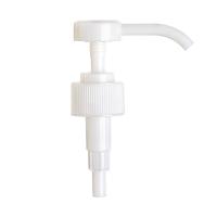 China White Medium-long Round-tube Plastic Lotion Pump,PP 28/410 Specification Spiral Hand Wash Pump for sale