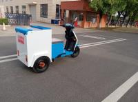 China 48V 550W Electric Three Wheeled Cleaning Car Electric Sanitation Vehicle for sale