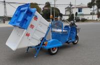 China 550W Motor Power Micro Electric Three Wheeled Cleaning Car 100kg 500L for sale