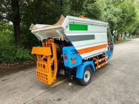 China Three Wheeled New Energy Electric Rear Bucket Waste Collection Truck for sale