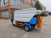 China Three Wheeled New Energy Electric Rear Bucket Waste Collection Truck for sale