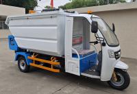 China Three Wheeled New Energy Electric Rear Bucket Waste Collection Truck for sale