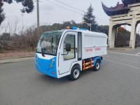 China Four Wheel Side Hanging Bucket Truck Sanitation Electric Trash Collection Truck for sale