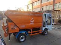 China New Energy Electric Three Wheeled Garbage Pickup Truck Sanitation Garbage Cleaning Truck for sale