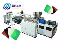 China Double Vents Twin Screw Extrusion Line for APET PETG CPET PLA Plastics 400-1200kg/h Capacity 650-1550mm Width for sale