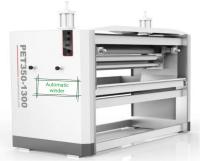 China Double Vents Twin Screw Extrusion Line for APET PETG CPET PLA Plastics 400-1200kg/h Capacity 650-1550mm Width for sale