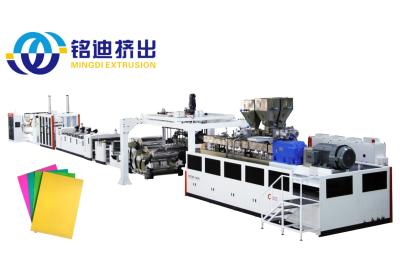 China Single/Twin Screw Sheet Making Machine for PP PS Sheet Production 600-1500mm Width 350-1500kg/h Capacity for sale