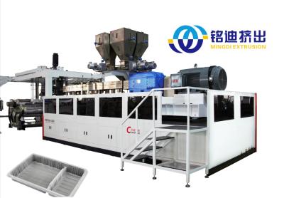 China MINGDI PS/HIPS Stationery Printing PP Sheet Extrusion Line 350-1500kg/h Capacity 600-1500mm Width for sale