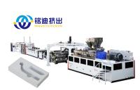 China 380V 3-Phase Single Screw PE PP Sheet Production Line 600-1500mm Width 350-1500kg/h Capacity for sale