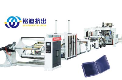 China 20-Ton Automatic PE PC PP Hollow Board Extrusion Line for Food Packaging with Single-Screw Design for sale