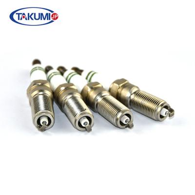 China High Performance Motorcycle Spark Plugs Nickel Alloy Electrode Fit Mazda / Peugeot for sale