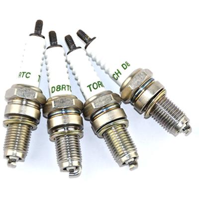 China D8RTC High Performance Motorcycle Spark Plug for HONDA, YAMAHA, KAWASAKI, SUZUKI for sale
