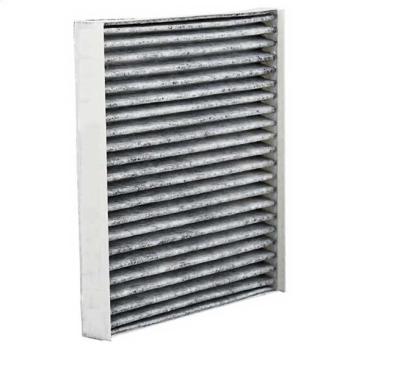 China Folded Activated Carbon Car Cabin Air Filter Standard Size for sale