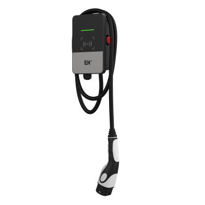 China 7kW Home Mini EV Charger AC Single Phase Mini Electric Wallbox for sale