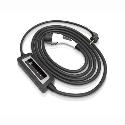 China 3kW Mobile EV Charger Portable AC 13A Mobile Electric Car Charger for sale