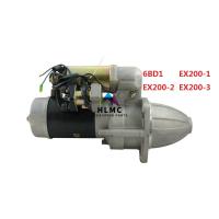 China Excavator Starter Motor	Excavator Parts Isuzu Engine Starting Motor 6BD1 EX200-1 EX200-2 EX200-3 for sale