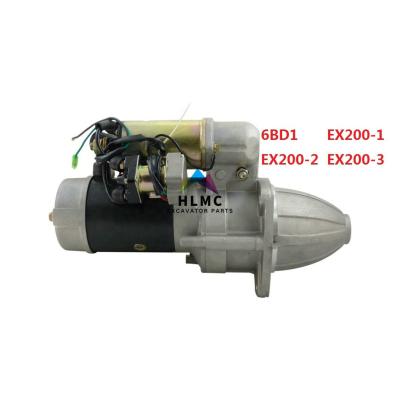 China Excavator Starter Motor	Excavator Parts Isuzu Engine Starting Motor 6BD1 EX200-1 EX200-2 EX200-3 for sale