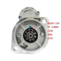 China 12V 9T 2.0KW Excavator Starter Motor 2280001980 DSN2128 8941492490 6008131750 for sale