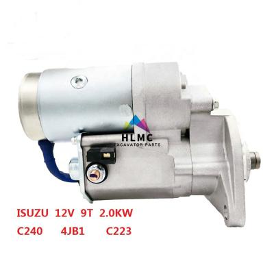 China 12V 9T 2.0KW Excavator Starter Motor 2280001980 DSN2128 8941492490 6008131750 for sale