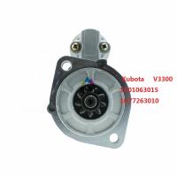 China V3300 Kubota Engine Starter Motor 1C01063015 1G77263010 12V 9T 3.0KW for sale