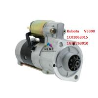 China V3300 Kubota Engine Starter Motor 1C01063015 1G77263010 12V 9T 3.0KW for sale