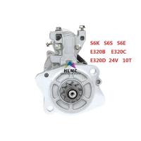 China Excavator Starter Motor S6S S6K S6E 24V 10T E320C E320D for sale
