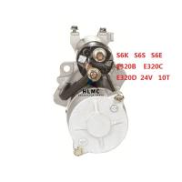 China Excavator Starter Motor S6S S6K S6E 24V 10T E320C E320D for sale