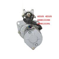 China Komatsu Excavator Engine Starting Motor 600-813-3390 600-813-3391 For 6D105 4D105 for sale
