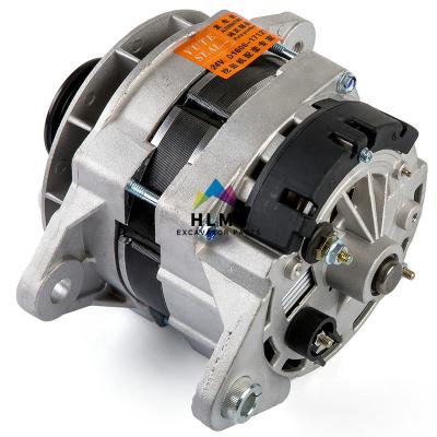 China Latest Design Construction Machinery Parts Excavator Spare Parts 24V60A Alternator 600-825-6110 6BT R220-5 LG908 R305 for sale