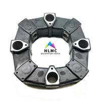 China 400-7 C512-3 Excavator Hydraulic Pump Rubber Coupling 50A E120B E311 E312B HD450 SK120-3 5 SH200A1A2A3 SH260 SH265 for sale