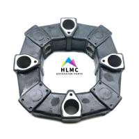 China Excavator Hydraulic Pump Rubber Coupling 50AS HD250 400 450 510 EX100 160 120 130 150 90-1 SH100 120A1A2 130-5 SK120 for sale