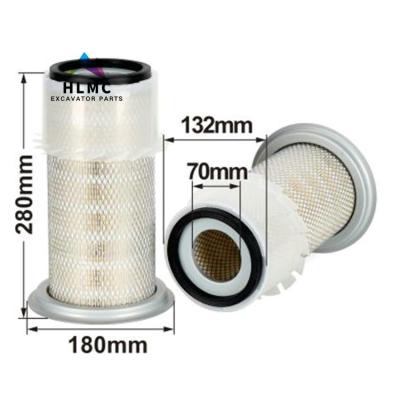 China Construction Machinery Parts Filter Air Minum Engine Making Machine SK60-1/2/3 E70B 307 for sale